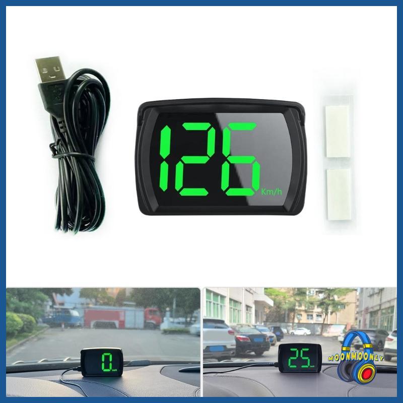 MOON จอแสดงผล LED Speedometer Universal Digital Speed Meter มาตรวัดการ ...