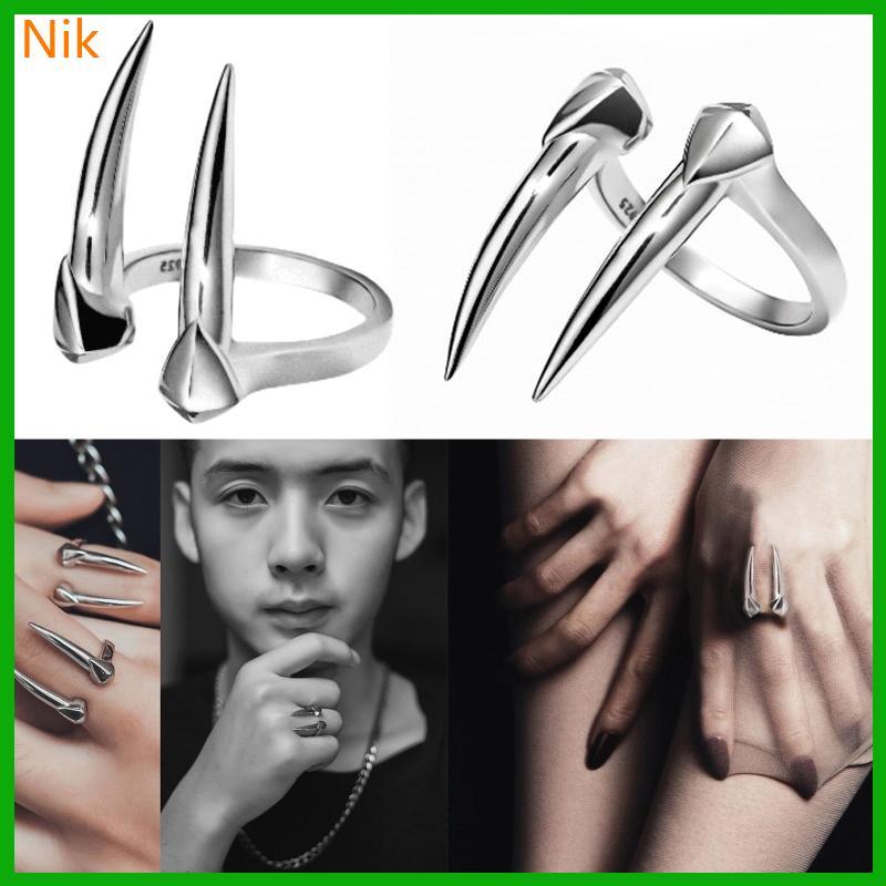 แหวนแฟชั่น vintage สไตล์ Tusks และ Fangs สำหรับเครื่องประดับ | Shopee ...