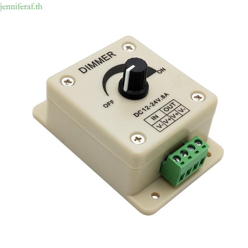 Jenniferf LED Stepless Dimming สวิทช์ DC 12-24V Rotary Knob Dimmer ความ ...