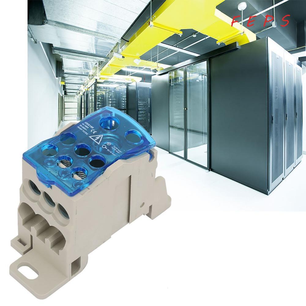 กล่องกระจาย FPS ติดตั้งง่าย 160A UKK160 DIN Rail Terminal Block Box, ทน ...