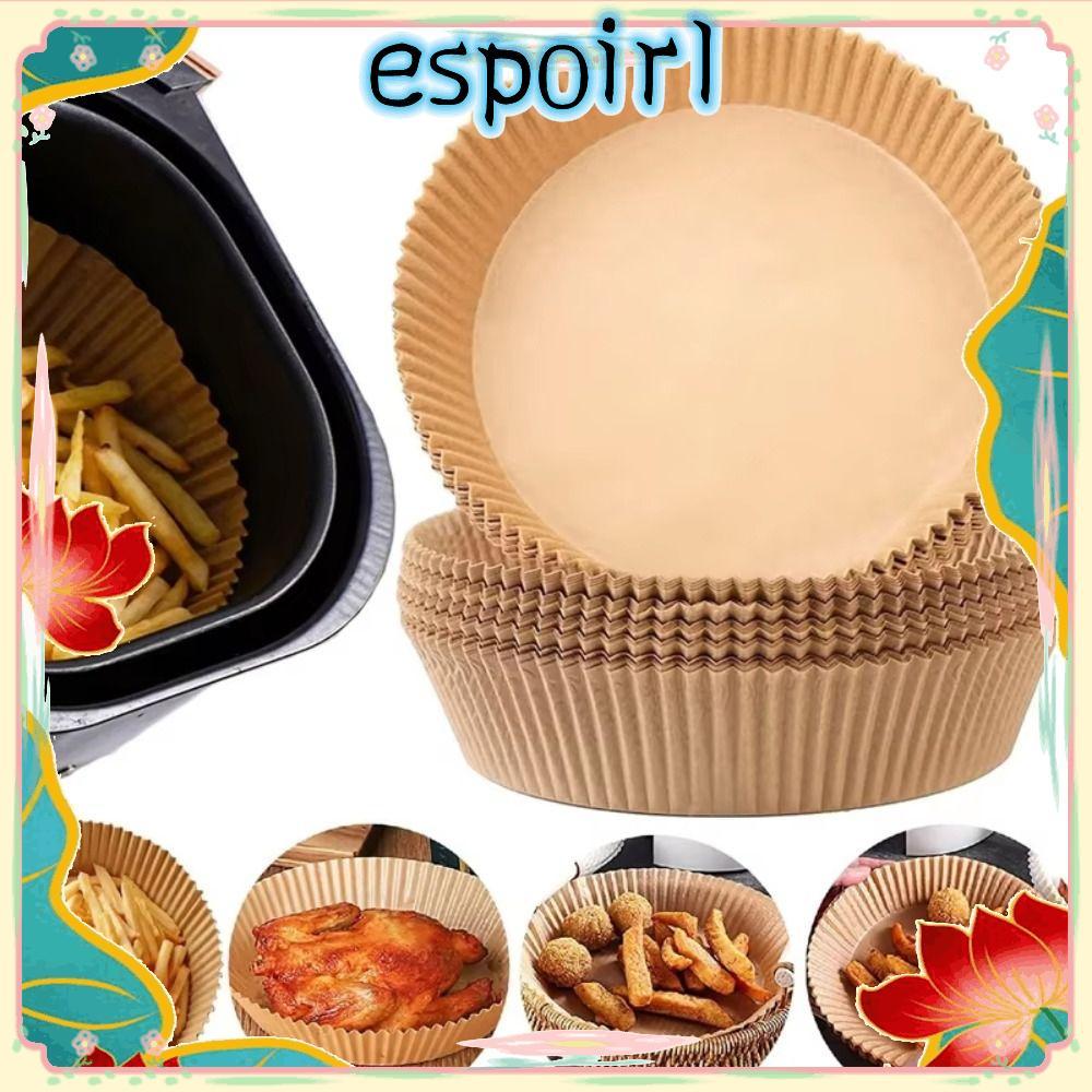 ESPOIR 20/50/100 ชิ้นกระดาษอบ, Non-Stick กระดาษทอดอากาศแบบใช้แล้วทิ้ง ...