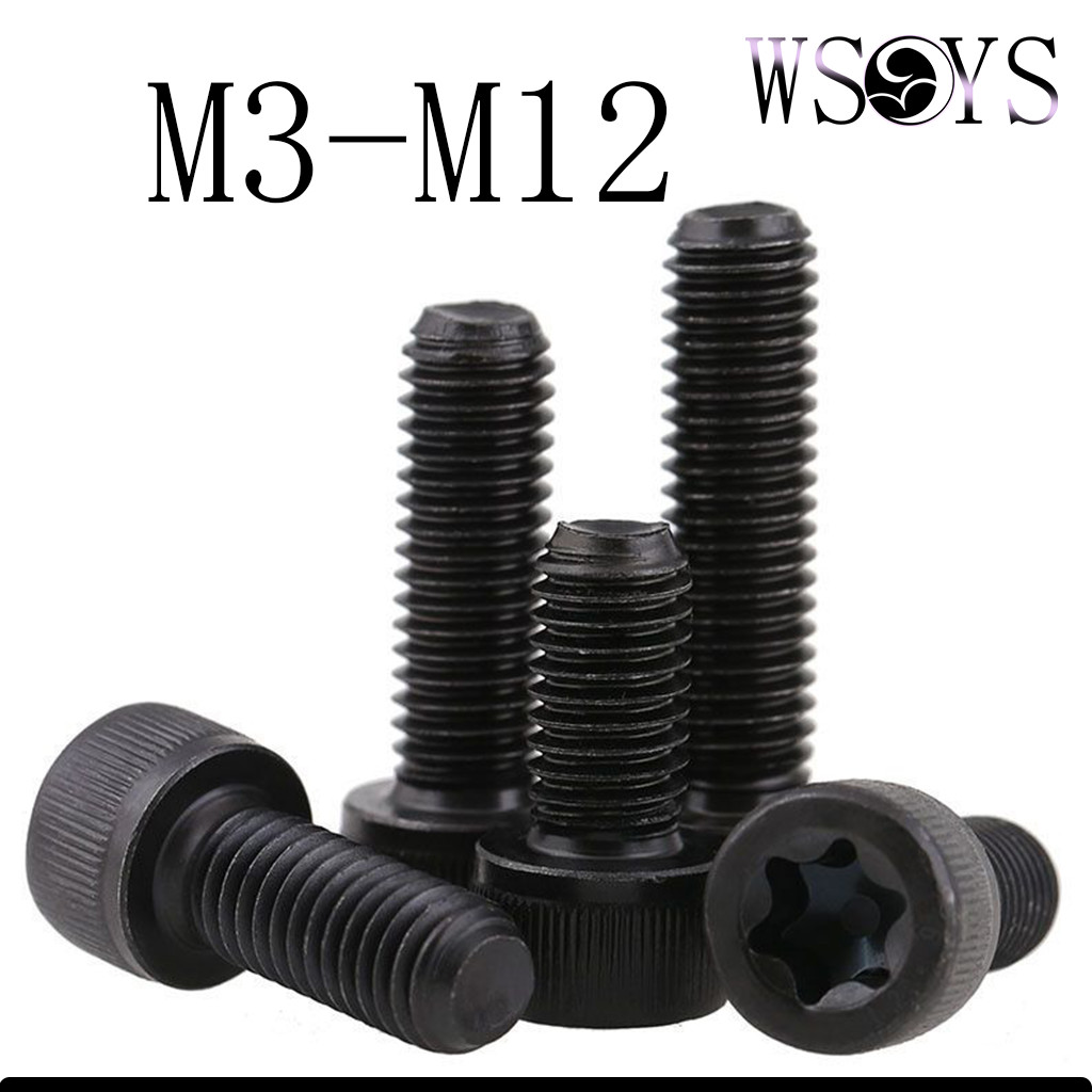 เหล็กแข็ง 12.9 น็อต สกรู หัวจม ช่องขัน ดาว ท็อกซ์ เกลียวมิล/Torx Socket ...