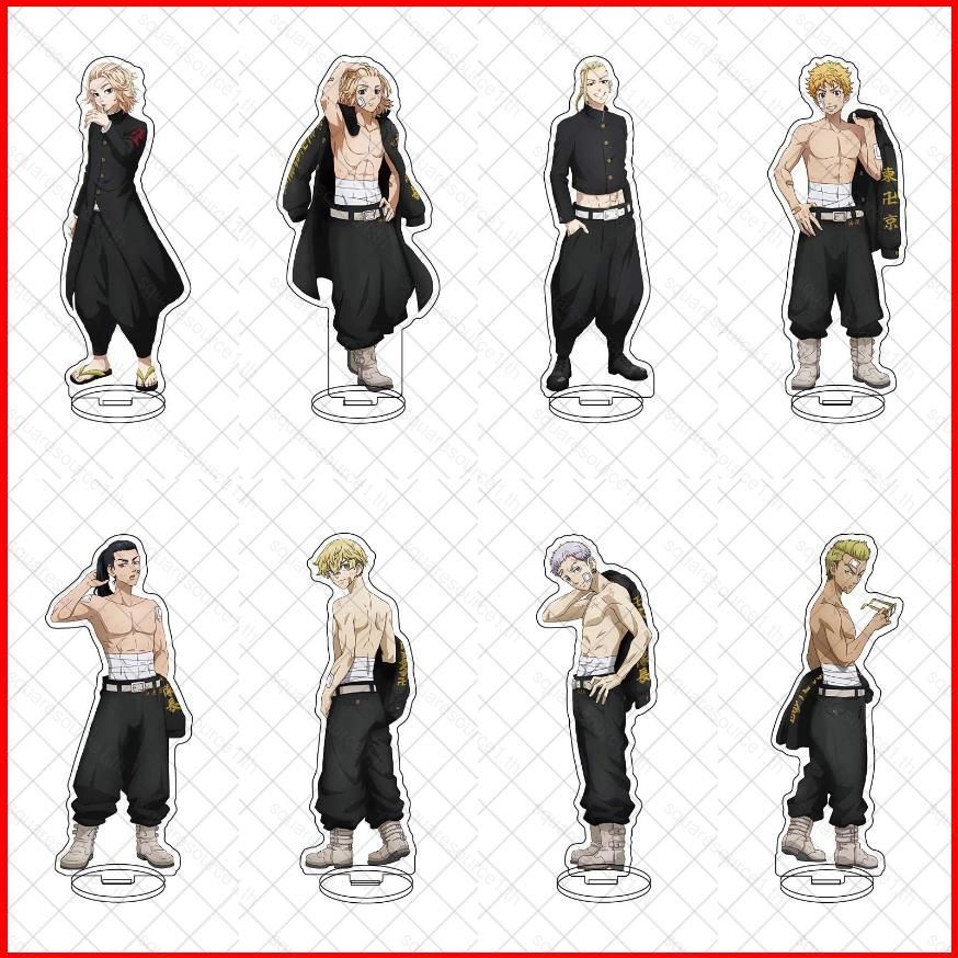 SQ1 อะนิเมะ Tokyo Revengers ตัวเลขของเล่นอะนิเมะ Mikey Darken แผ่นผู้ ...