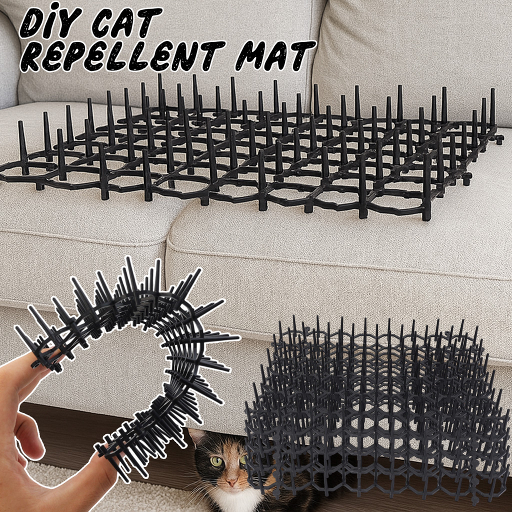 PP Plants Anti-Digging Prckle Strips Pad - DIY Cuttable Cat Repellent ...
