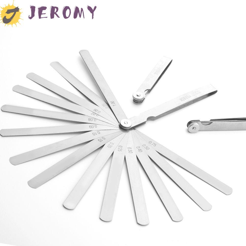 JEROMY Feeler Gauges สแตนเลสแบบถอดได้สําหรับ Feeler Gauge Valve Shim ...