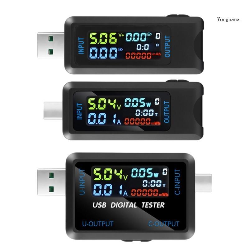 CH* USB C Tester USB Power Meter 4 5-36V 0-5A เครื่องทดสอบแรงดันไฟฟ้า ...