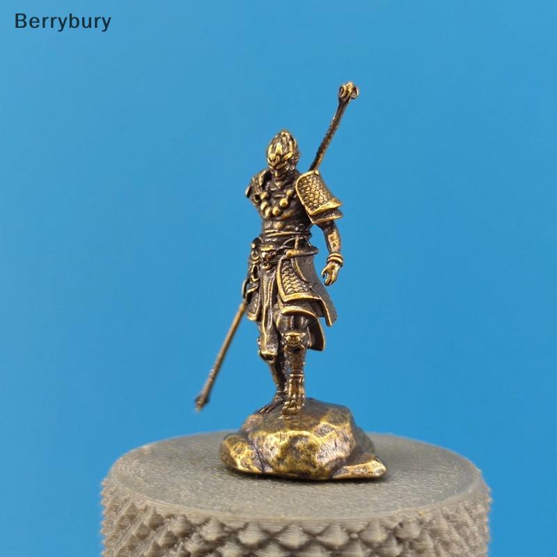 Berrybury ลิงโบราณ Sun Wukong Miniature Figurines Craft Mini Golden ...