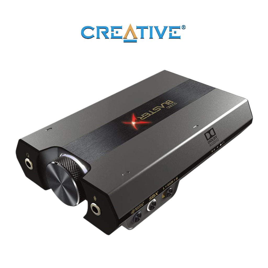 SOUND CARD (ซาวด์การ์ด) CREATIVE SOUND BLASTER X G6 EXTERNAL USB SOUND ...