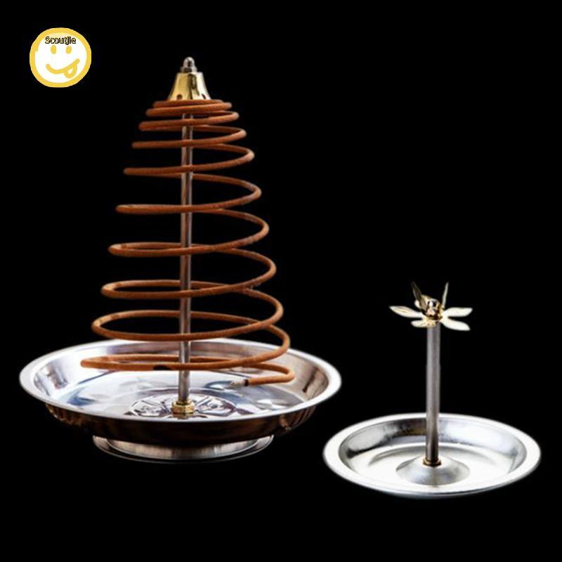 ScoutJie Baflow เหล็กธูป Burner ผู้ถือแผ่นไม้จันทน์ Coils Aroma Cones ...