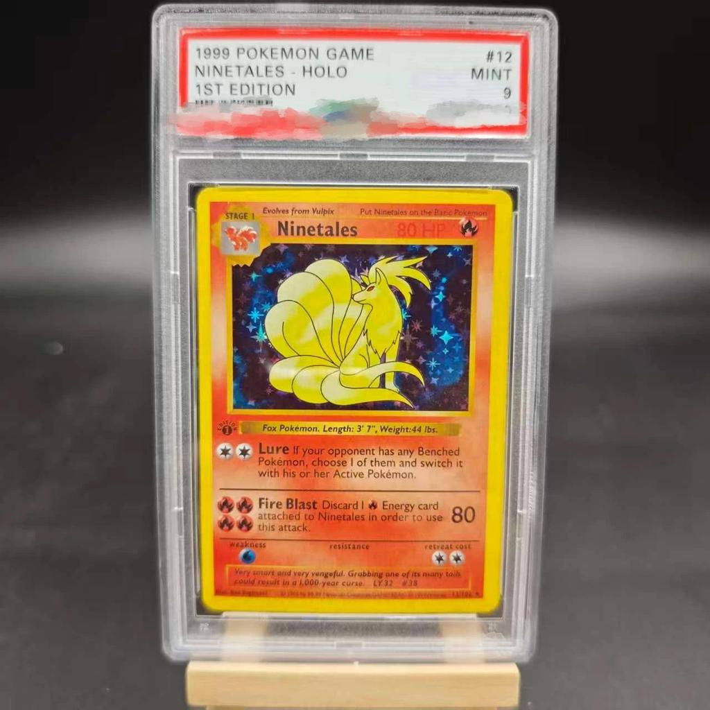 PSA10 DIY PTCG Rating Card 1999 PTCG เกม NINETALES 1ST EDITION 12/102 ...