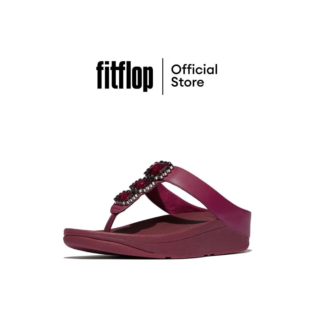 FITFLOP FINO CRYSTAL-JEWEL TOE-POST รองเท้าแตะแบบหูหนีบผู้หญิง รุ่น E1K ...