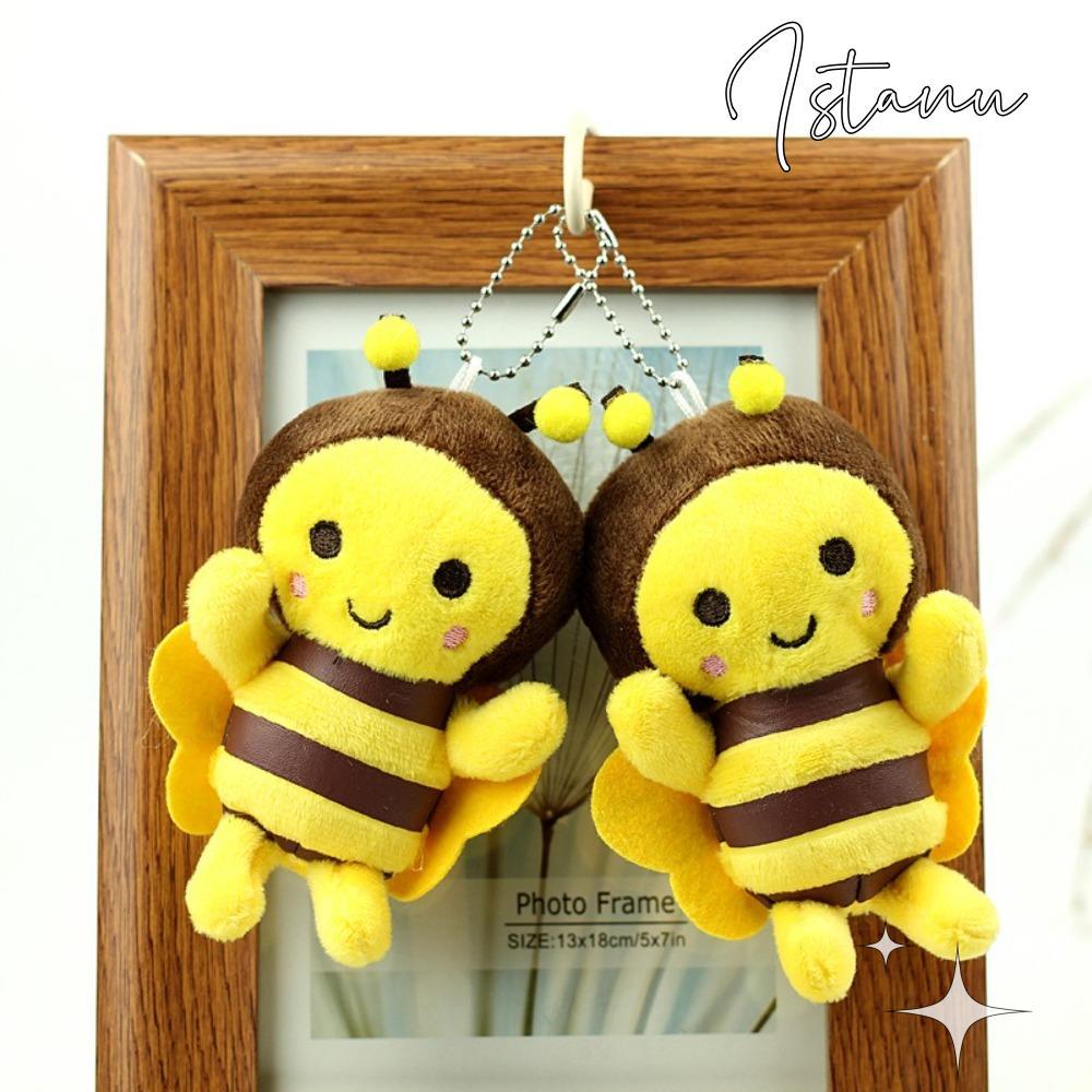 จี้ ISTANU Plush Bee พวงกุญแจตุ๊กตาขนาด 12 ซม. สไตล์น่ารักสำหรับเด็กและ ...