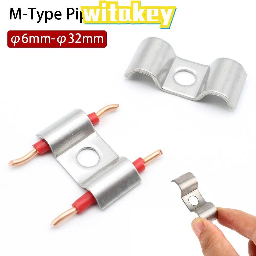 WITAKEY 1 ชิ้น Horseback ท่อ, M-Type Buckle ท่อ Clamp, M6-M32 ฮาร์ดแวร์ ...