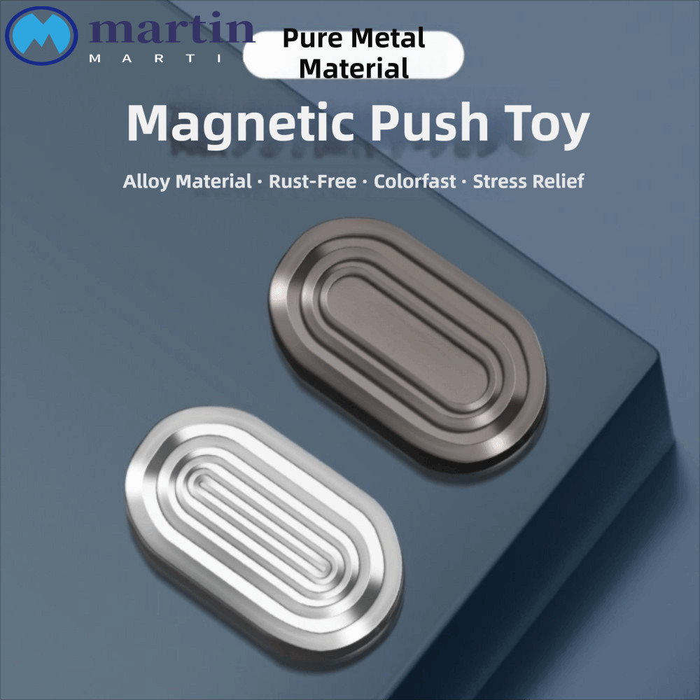 MARTIN Magnetic Push Card, โครงสร้างสามชั้น Magnetic Design Fidget ...