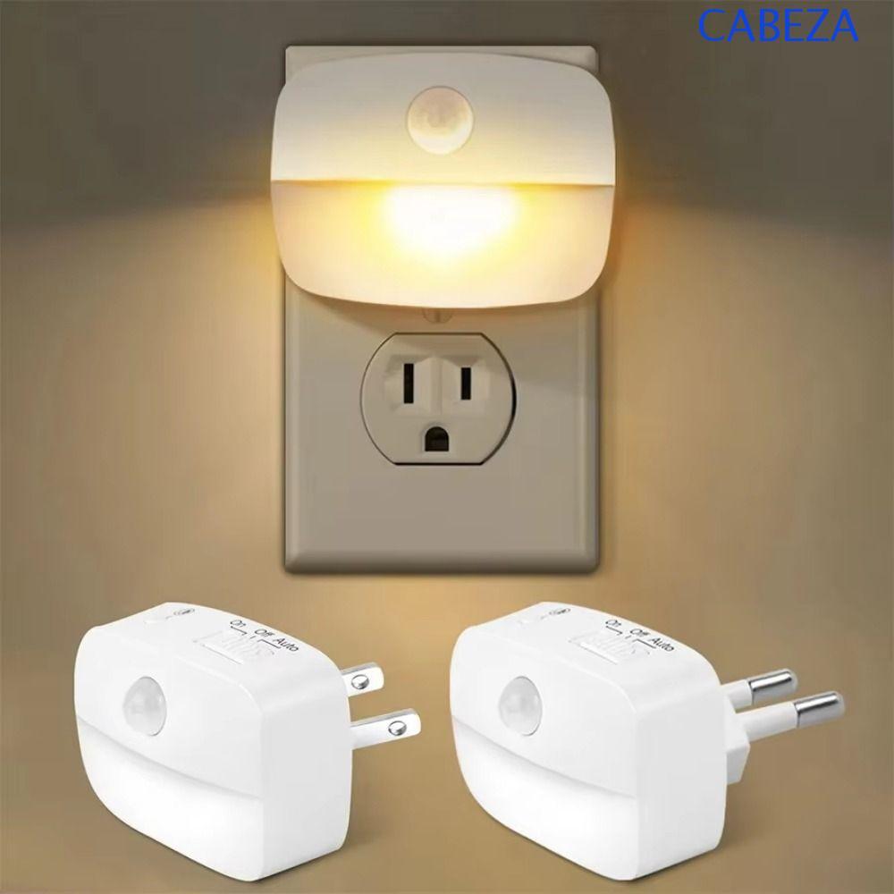 ไฟเหนี่ยวนํา CABEZA, Motion Sensor แบตเตอรี่ดําเนินการ Mini LED Night ...