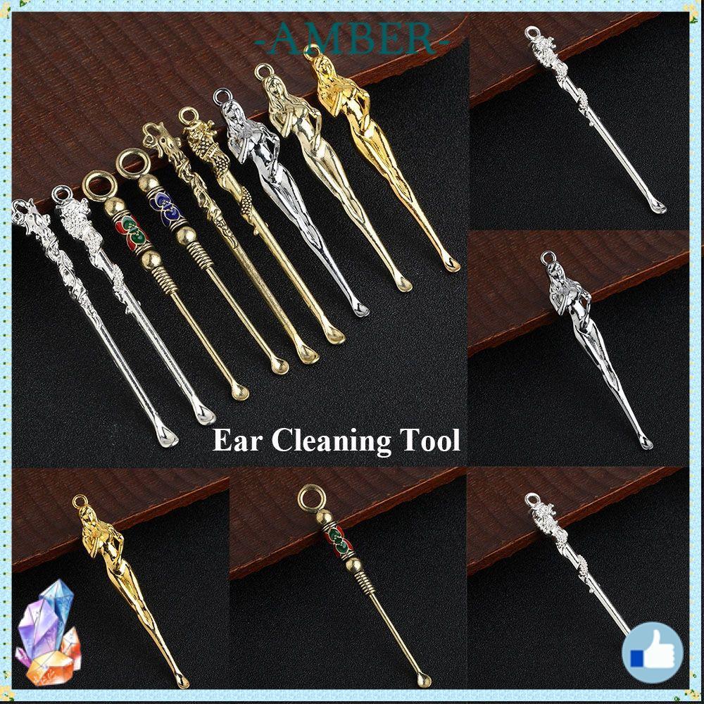 AMBER Ear Spools Curette Cleaner หูเลือกกลางแจ้งแบบพกพา | Shopee Thailand