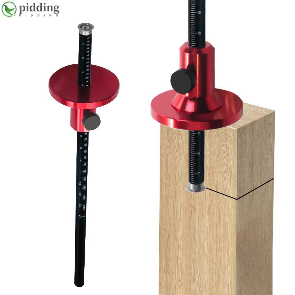 PIDDING ล้อ Marking Gauge, Knurled Knob อลูมิเนียมอัลลอยด์งานไม้ Sciber ...
