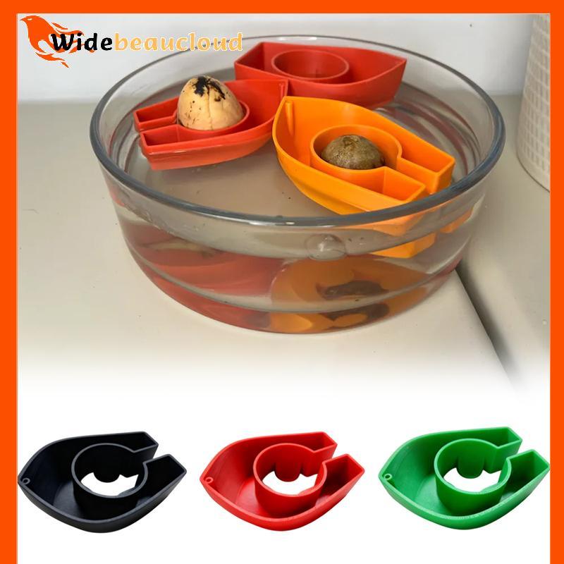 Widebeaucloud สีสัน Avocado Boat-Shaped Floating Hydroponic Flower Pots ...
