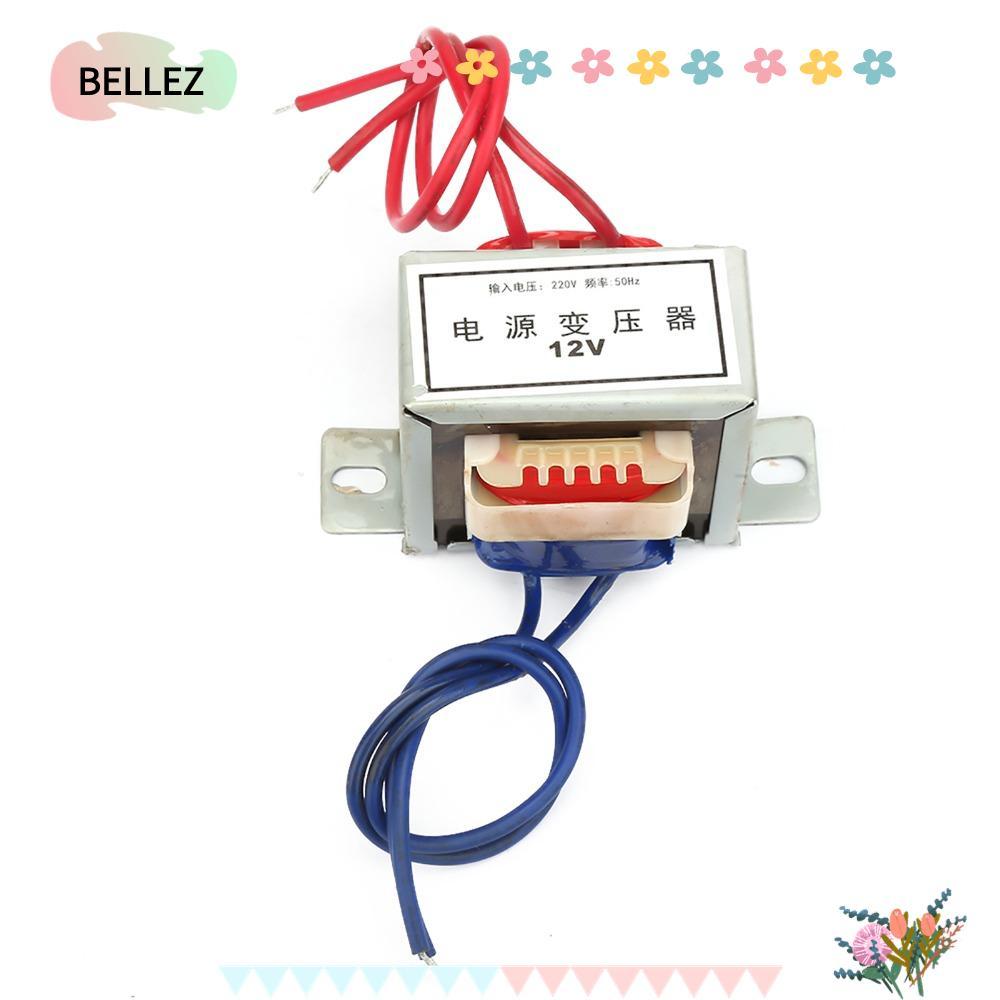 BELLEZ หม้อแปลงไฟฟ้าเดี่ยว, 50Hz 10W, หม้อแปลง EI ลวดทองแดงเต็ม AC 12V ...