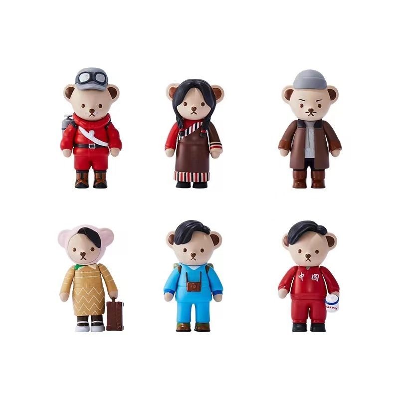 8.8 ร้าน [ทั้งกล่อง 6 ชิ้น] ของแท้ Teddy Collection Mystery Box ฟิกเกอร ...