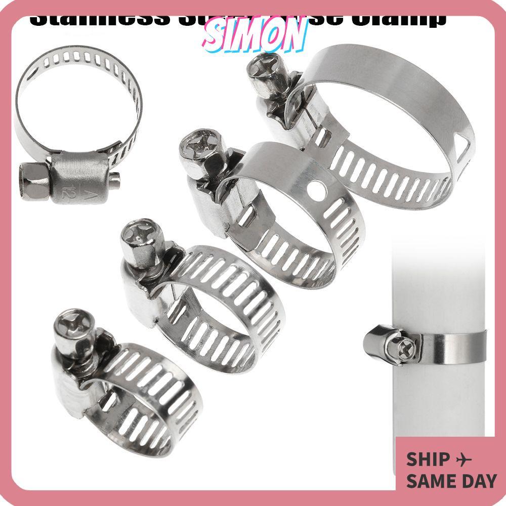 SIMON 10 ชิ้นท่อ Clamps ปิดผนึกฮาร์ดแวร์ซ่อมเครื่องมือที่มีประโยชน์คลิป ...