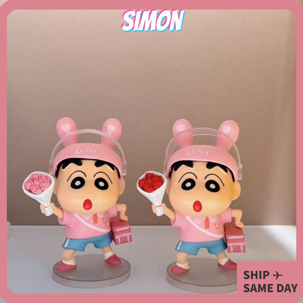 SIMON Crayon Shin-Chan เครื่องประดับ, การจัดส่งผู้ชาย 12 ซม. ส่งดอกไม้ ...