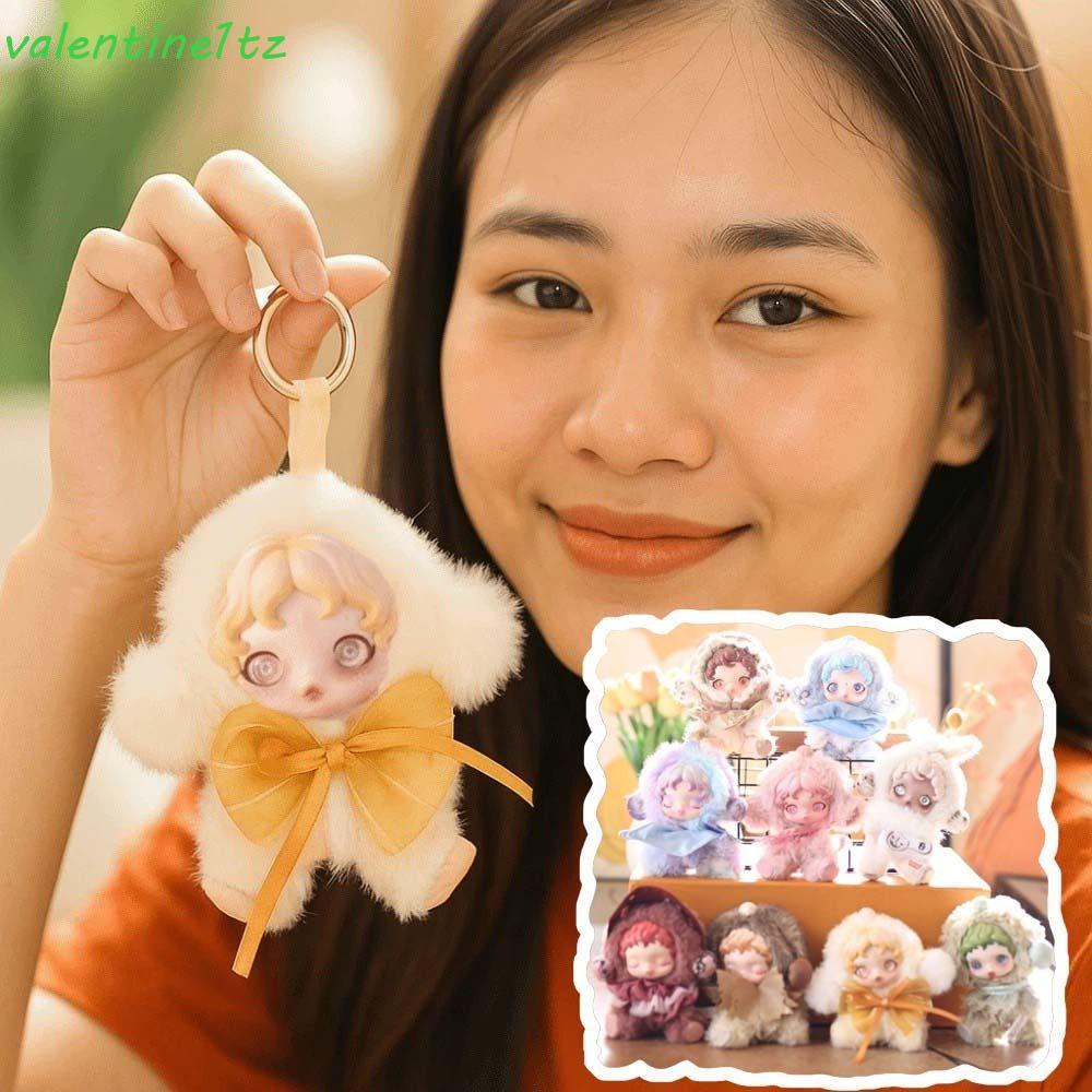 YOGIC SKULLPANDA V2 จี้ตุ๊กตา, น่ารัก Fluffy Light Chaser รูปไวนิล ...