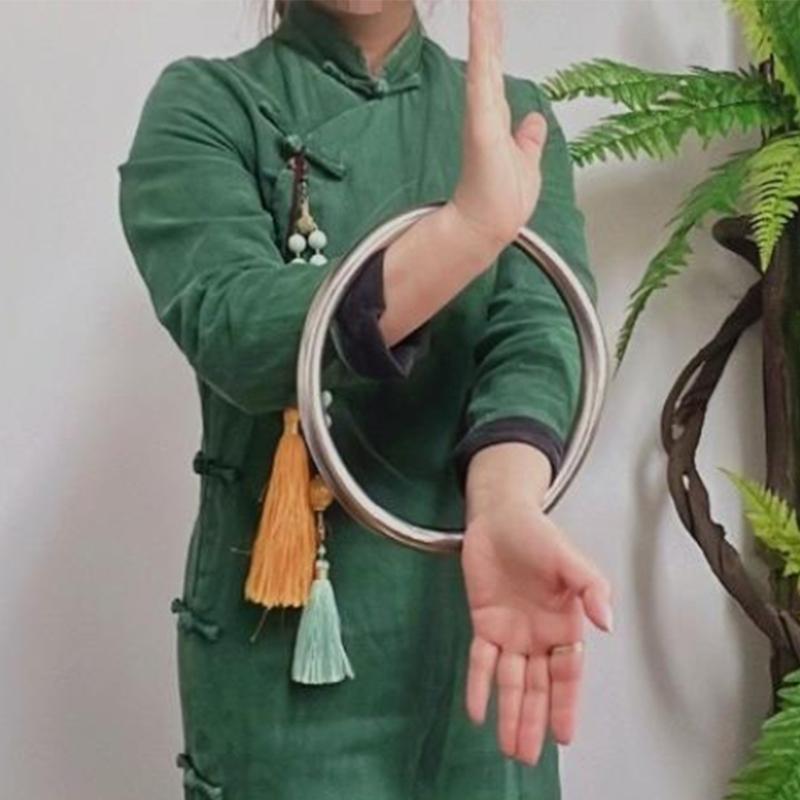 StardustLab Wing Chun แหวนสแตนเลส Yewen การฝึกความแข็งแรงของมือ Kung Fu ...