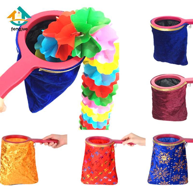 Fengjue จับปรากฏหายไป Magic prop นักมายากลเวทีเปลี่ยนกระเป๋า Magic tri ...
