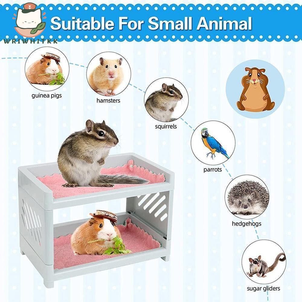 WWIWKK Hamster-Toy Small Hideout Corner Hedgehog หนูตะเภา | Shopee Thailand