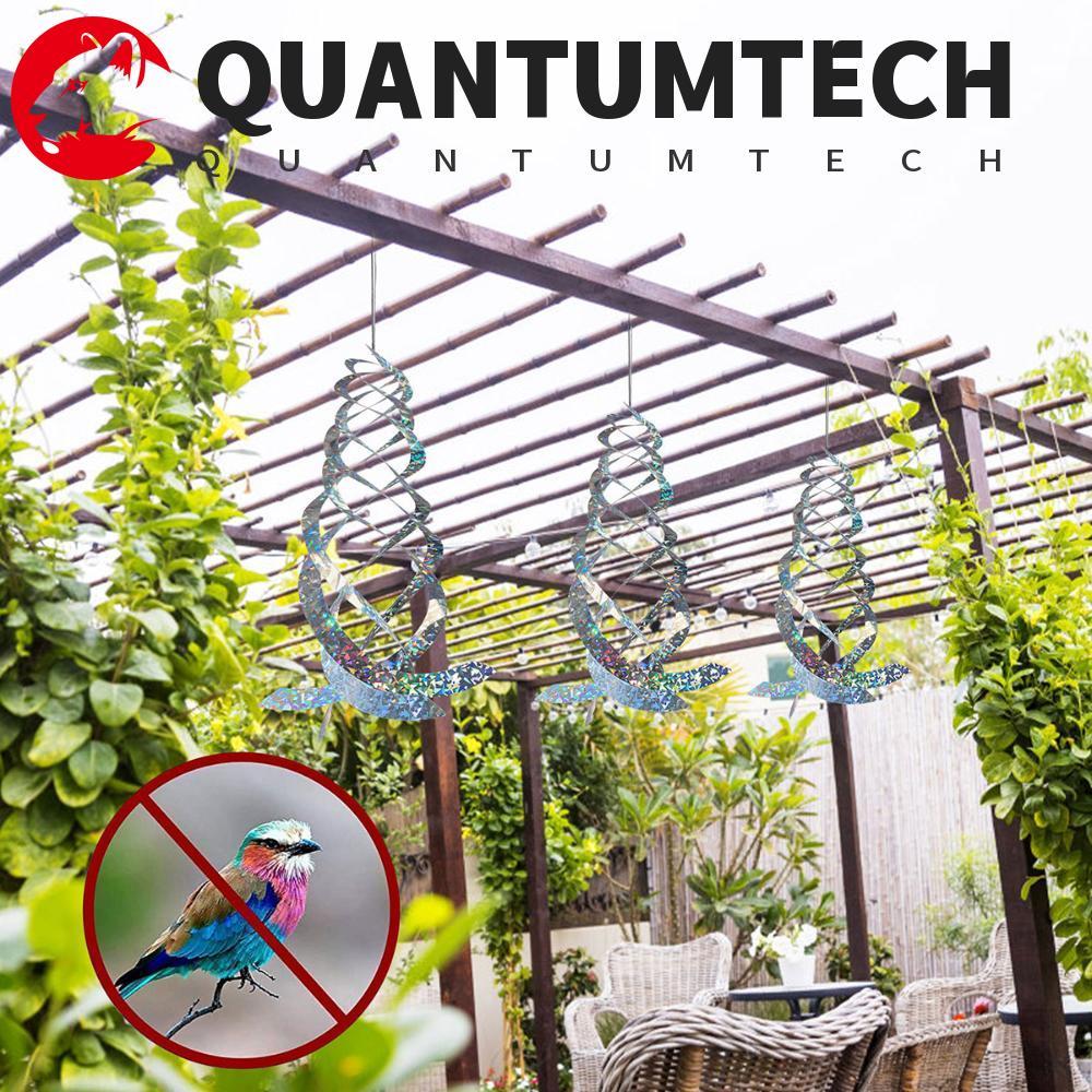 QUANTUMTECH Bird deterrent devices ตกแต่งสวนให้นก Away Silver Scare ...