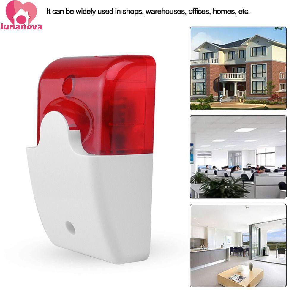 LUNANOVA Sound Alarm, Lndicator Light กระพริบสาย Strobe Siren, Anti ...