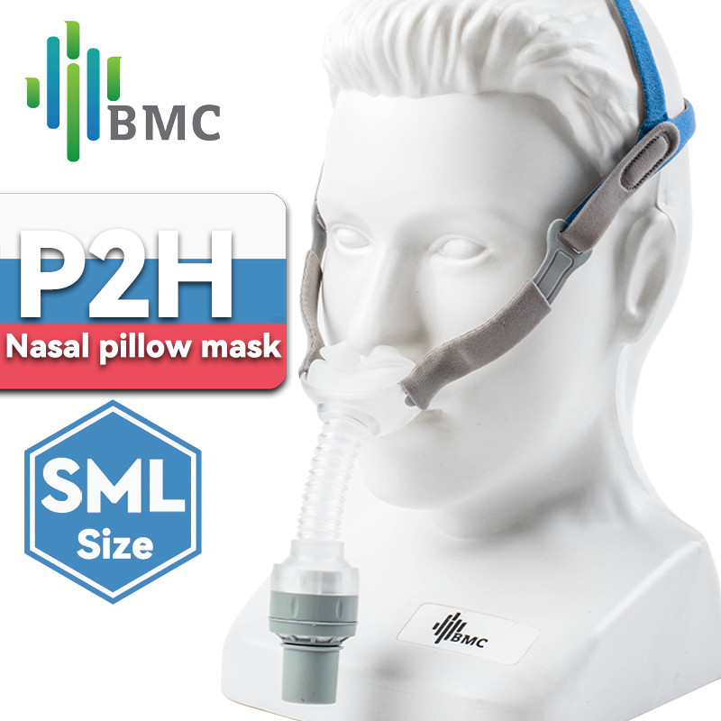 BMC P2H หมอนรองจมูก CPAP หน้ากากสําหรับ M1 MINI ซิลิโคน SML ขนาด All In ...