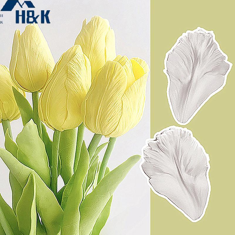 [H&K] 2 ชิ้นกลีบซิลิโคนแม่พิมพ์เครื่องมือตกแต่งเค้ก Veiner แม่พิมพ์ ...