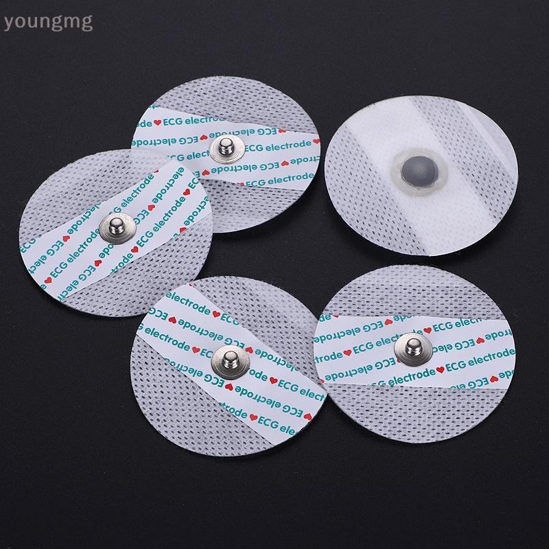 [YG] 50 ชิ้นทิ้ง ECG Electrodes Medical Electrode Patch EKG อุปกรณ์ ...
