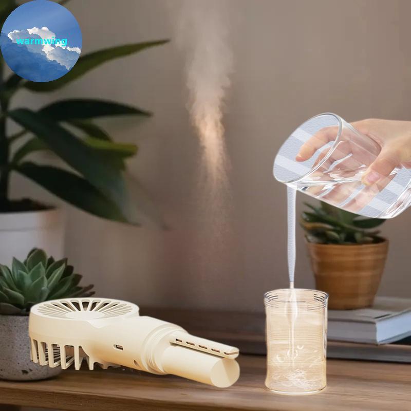 Warmwing Handheld Humidifier Fan พัดลมหมอกแบบพกพา USB Water Hand Fan ...