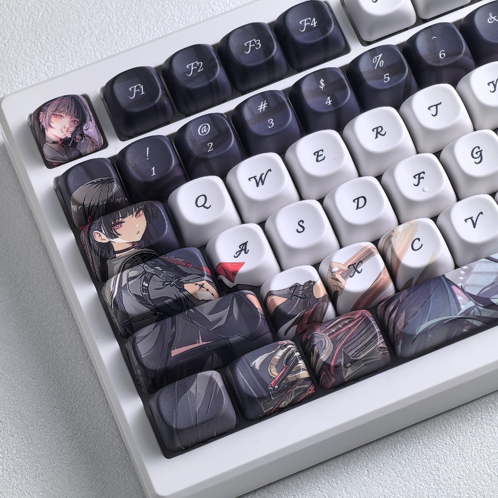 Wuthering Waves Keycaps Cherry/MOA โปรไฟล์ 120 คีย์ PBT Dye Sublimation ...
