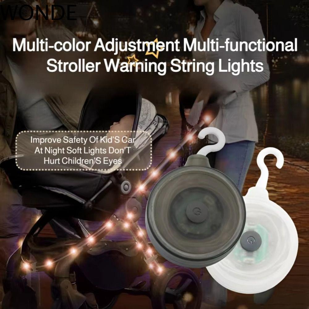 WONDE โคมไฟตั้งแคมป์แบบพกพา, 4 โหมด Ambient Light เต็นท์ String ไฟ, ไฟ ...