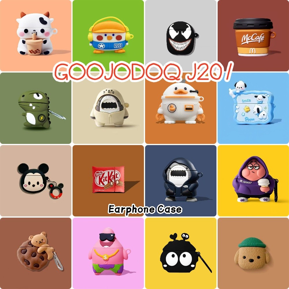 imamura สําหรับ GOOJODOQ J201 กรณีการ์ตูนสร้างสรรค์ซิลิโคนอ่อนนุ่มหูฟัง ...