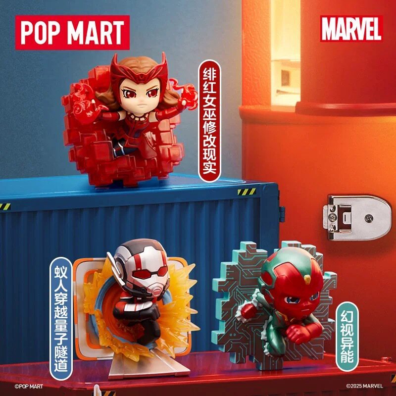 ((ลับ) POPMART POPMART Marvel Avengers Series Figure-Made Mystery Box ...