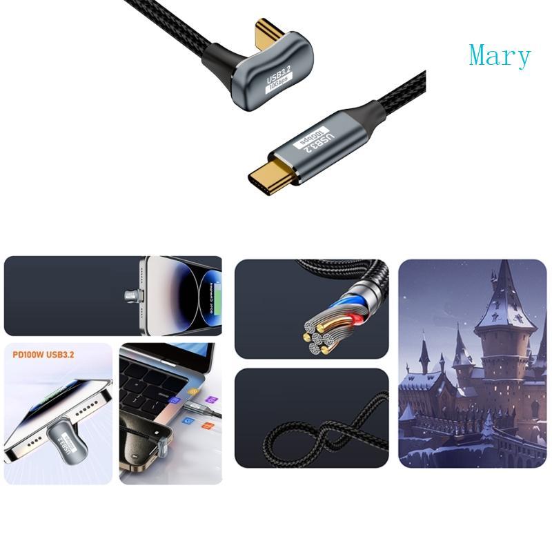 Mary Type C ถึง Type C 100W U รูปฟังก์ชั่นเต็มรูปแบบสายชาร์จรองรับ ...