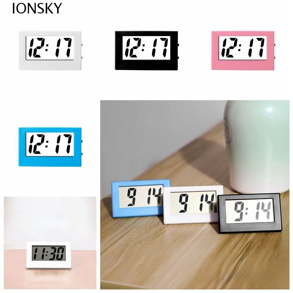 นาฬิกาสามเหลี่ยมขนาดเล็ก IONSKY, นาฬิกาดิจิตอลตั้งโต๊ะ ABS ปิดเสียง ...