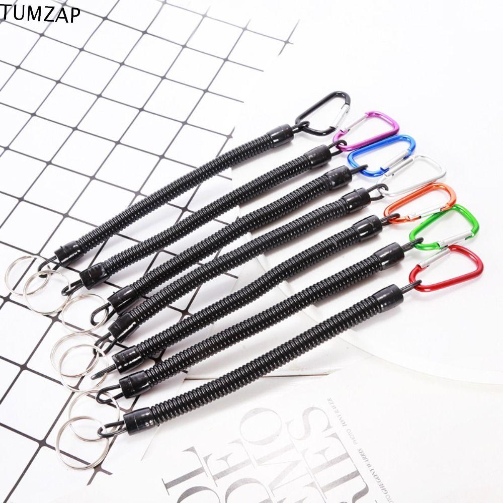 TUMZAP ตกปลา Lanyards Key Chains Clasp Hook พวงกุญแจข้อมือเดินป่า ...