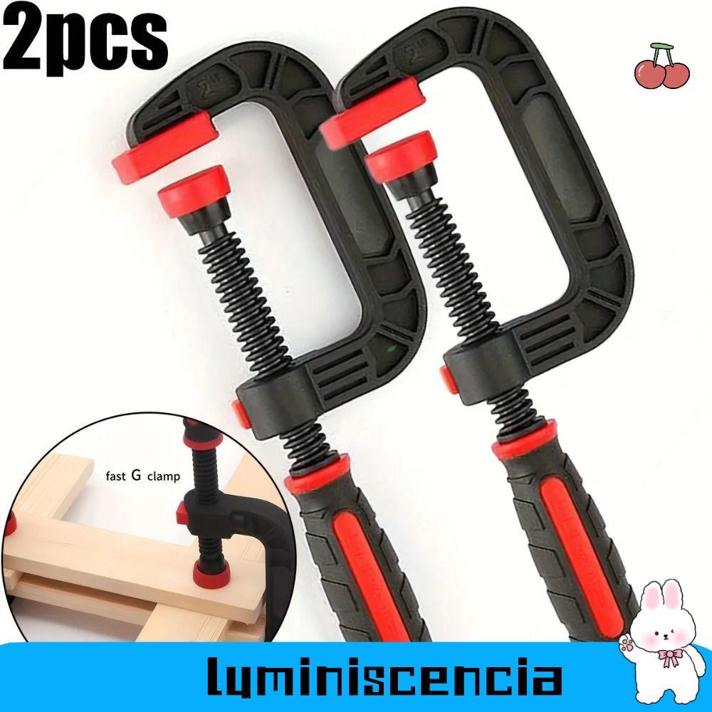 LUMINESCIA 2 ชิ้น Heavy-Duty Spring Clamps, Strong Clamping Force 2 ...