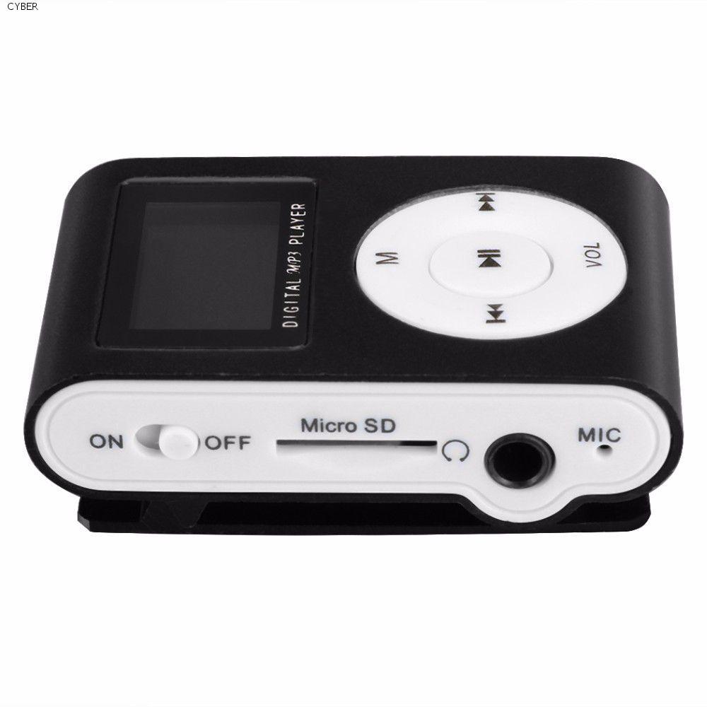 CYBER MP3 เครื่องเล่นเพลงแบบพกพา Clip Support 32GB TF Card หน้าจอ LCD ...
