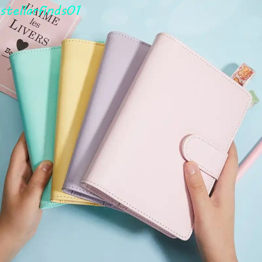 STELLARFINDS A5/A6 Binder Notebook Cover, PU หนังเติมหลวม Leaf Notebook ...