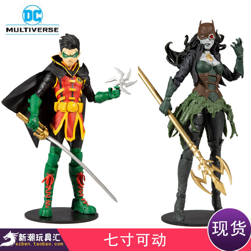 METAL DC Comic Doll Figure Tami An Robin METAL Downner 23 ซม. Movable ...
