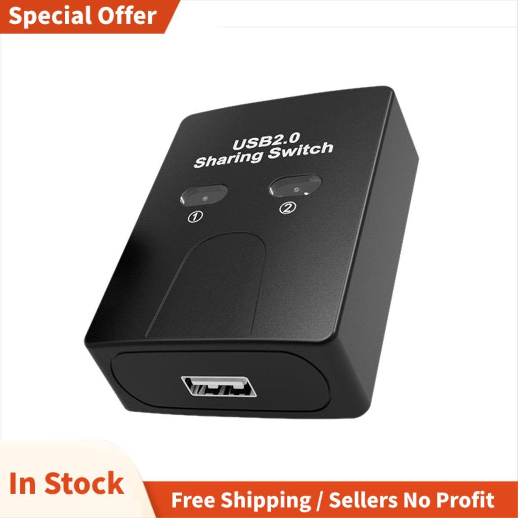 2 พอร์ต USB2.0 Hub USB Switch เครื่องพิมพ์ Sharener สองคอมพิวเตอร์ ...