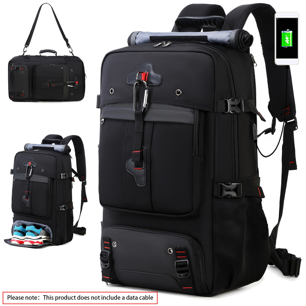 ERORO กระเป๋าเป้ มัลติฟังก์ชัน ผ้าออกซ์ฟอร์ด กระเป๋าเป้สะพายหลัง กันน้ำ ...