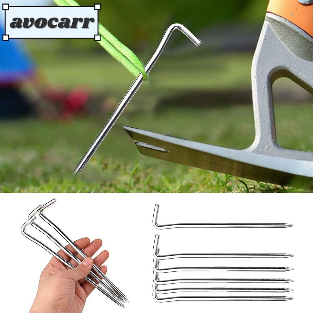AVOCAR Ground Stakes Spikes, โลหะ Heavy Duty Camping เต็นท์ Stak, แบบ ...